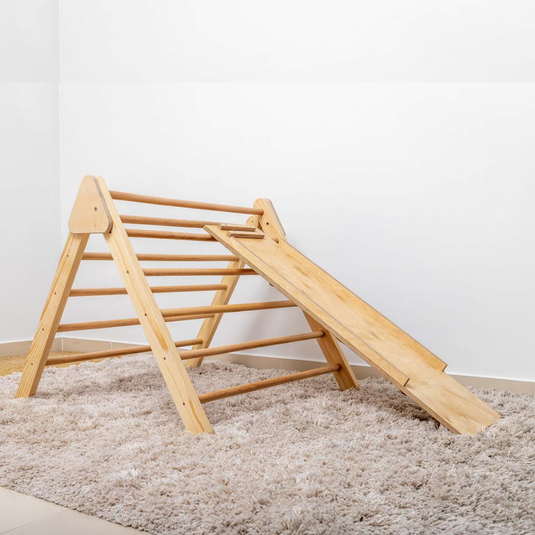 Twinville Pikler Set (Triangle with Dual Sided Ramp) - Pastel – Toyz.ae